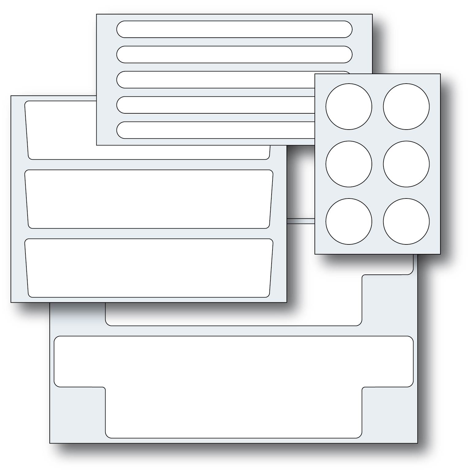 Custom Blank Inkjet Labels | SixB Labels